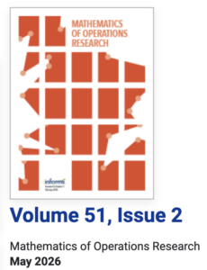 Cornell's contributions to first 50 years of Mathematics of Operations ...